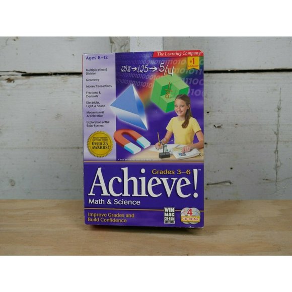 Achieve! | Toys | Achieve Math Science Grades 3 6 Cdrom | Poshmark